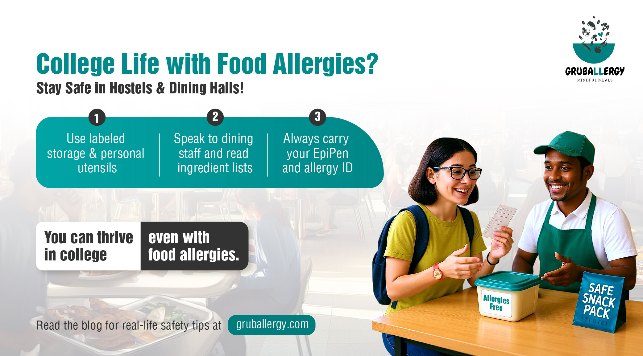 College with Food Allergies: Hostel & Dining Safety Tips